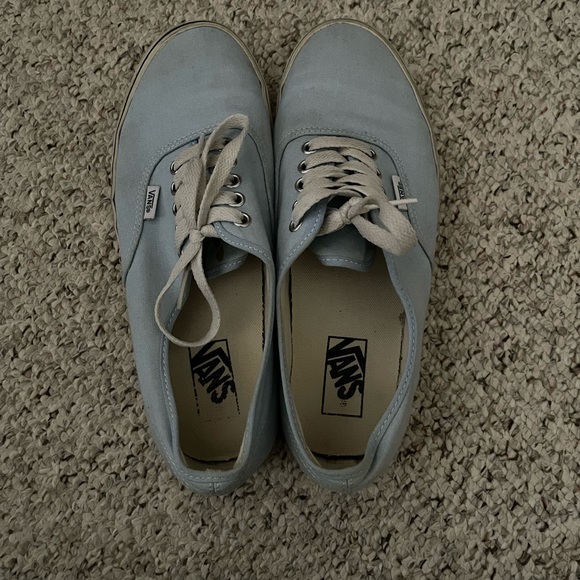 Vans | Shoes | Vans Authentic Shoe In Sky Blue | Poshmark